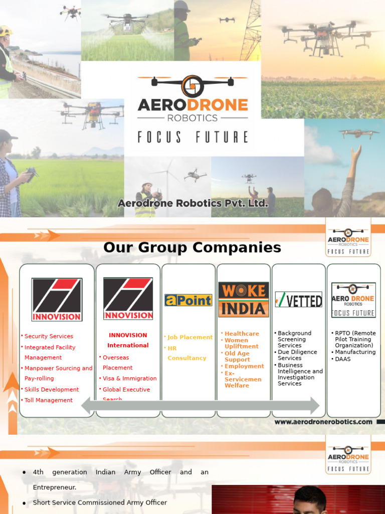 About Aerodrone Robotics | PDF | Unmanned Aerial Vehicle | Aviation