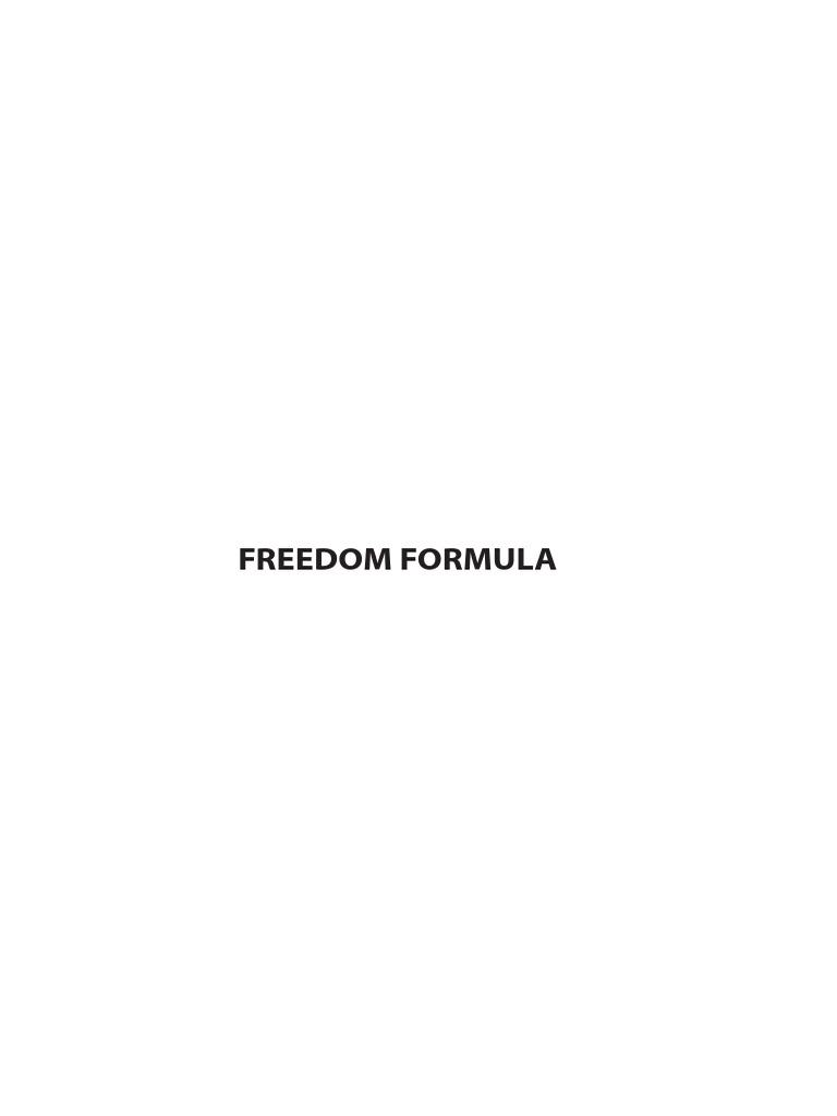Freedom Formula | PDF | Social Media | Popular Culture & Media Studies