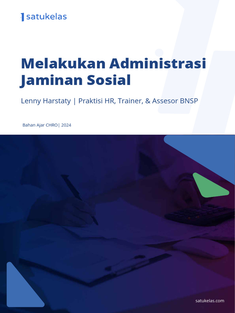 CHRO Melakukan Administrasi Jaminan Sosial | PDF | Pengelolaan Keuangan & Uang