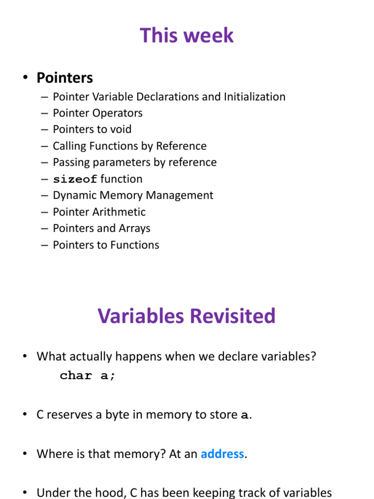 Pointers 3 | PDF