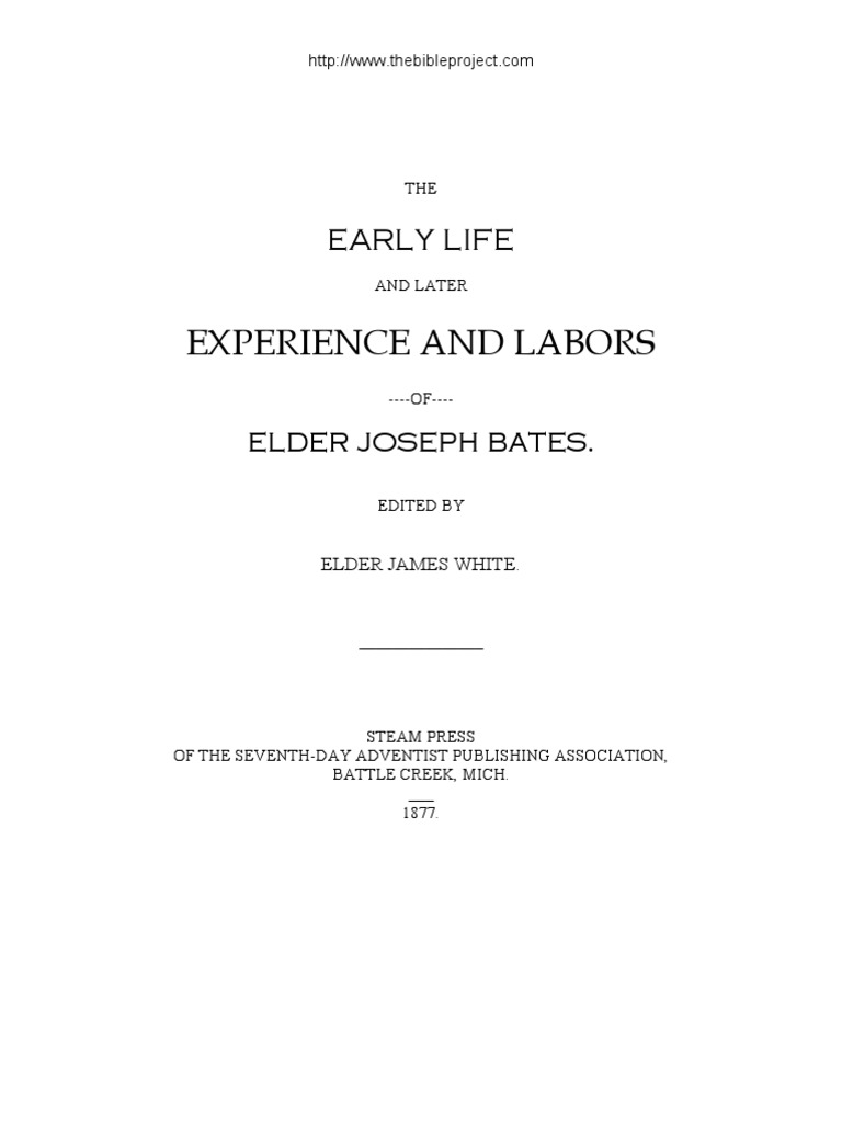 Life of Joseph-Bates | PDF | Noah | Ships
