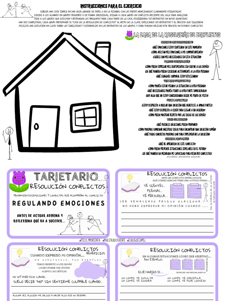Estrategias para Resolver Conflictos en el Aula | PDF | Las emociones ...