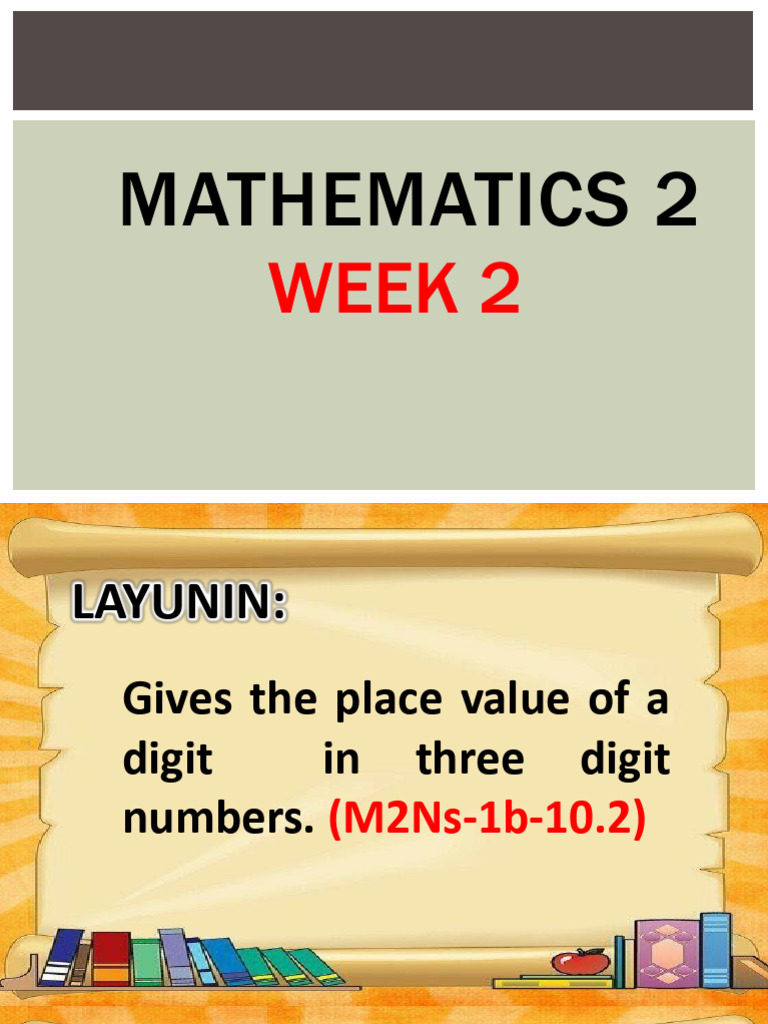 Math Q1 WEEK 2 | PDF