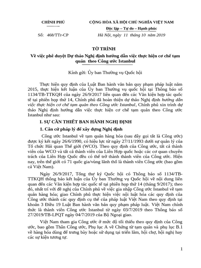 1 - TTr468-CP Phe Duyet DTNQ Ve Hdan CU Istanbul | PDF