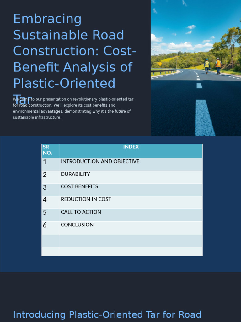 Final PPT Oc Plastic Road1 | PDF | Road | Plastic