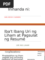 Mga Uri NG Liham | PDF