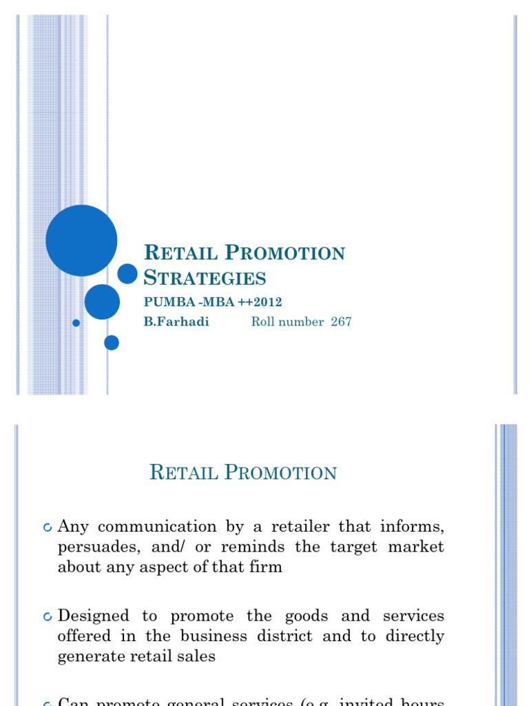 Retail Promotion Strategies Explained | PDF | Retail | Coupon