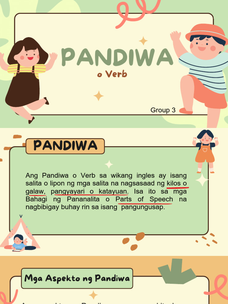Pandiwa Group 3 | PDF