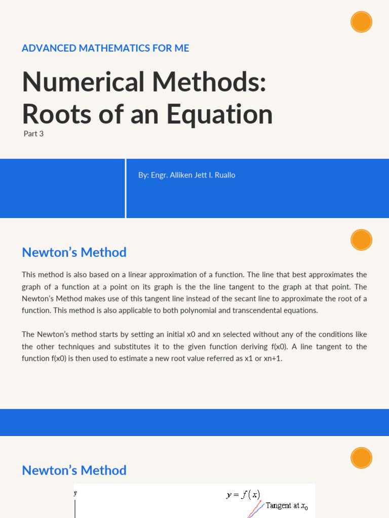 Module 1 Roots of An Equation Part 3 | PDF | Algorithms And Data Structures | Algorithms
