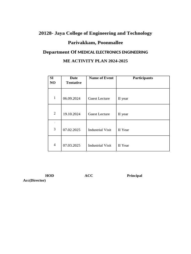 Activity Plan Ece | PDF | Finance & Money Management