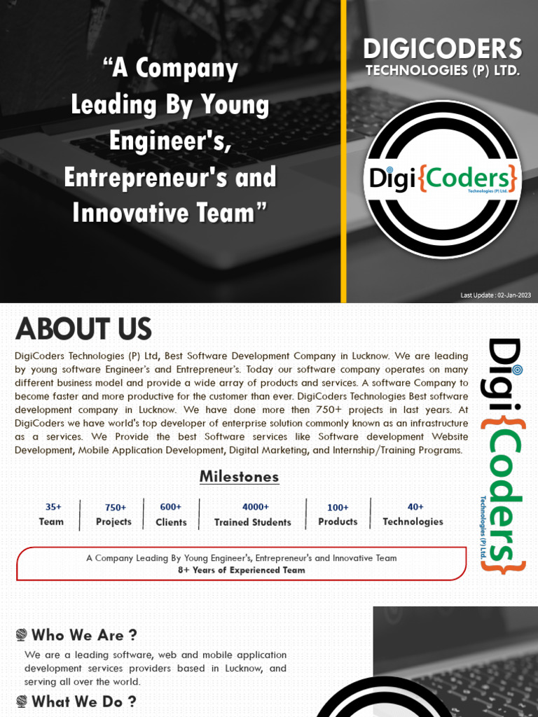 DigiCoders: Leading Software Development in Lucknow | PDF | Application ...