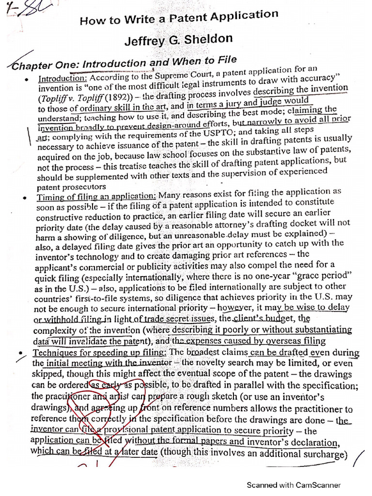 How To Write Patent App | PDF