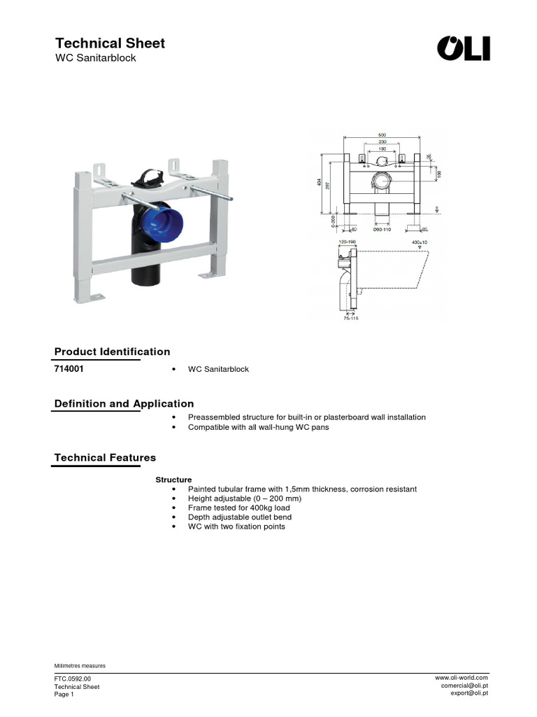 Support Cuvette Oli | PDF | Pipe (Fluid Conveyance) | Building Materials