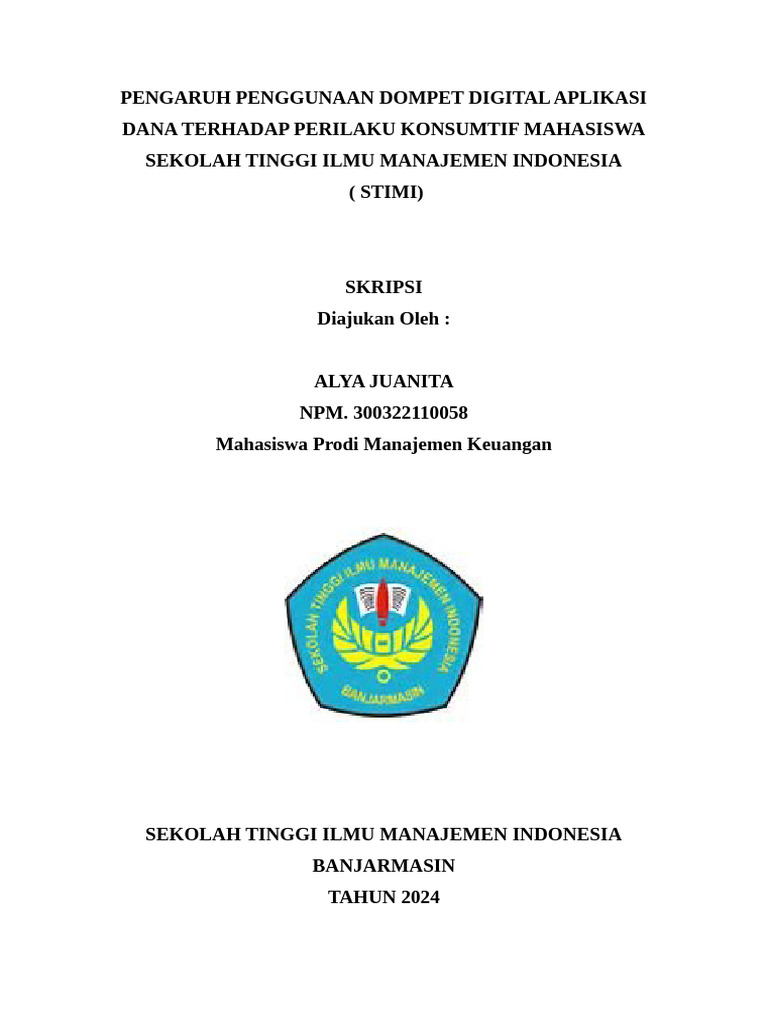 Alya Juanita 300322110058 Bab 2 3 | PDF