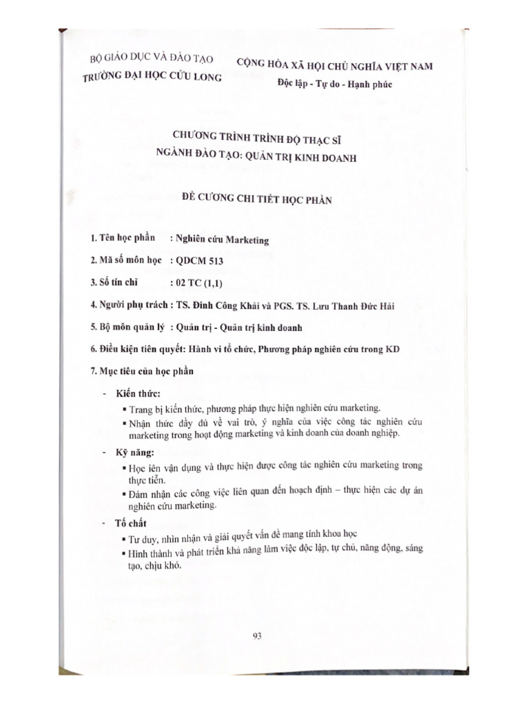 Nghien Cuu Marketing | PDF