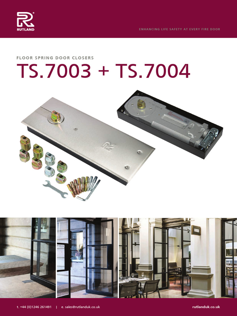 ts-7000-floor-spring-range-9 | PDF