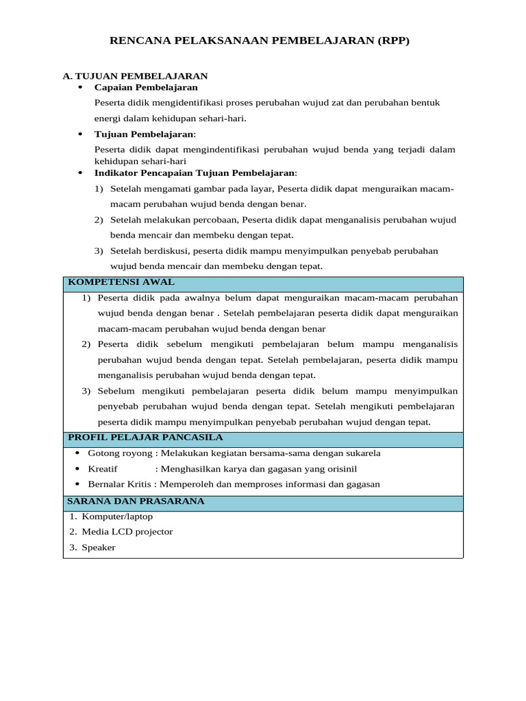 RPP Mona With Pages Removed | PDF