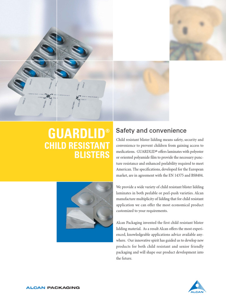 Child-Resistant Blister Solutions | PDF | Lamination | Building Materials