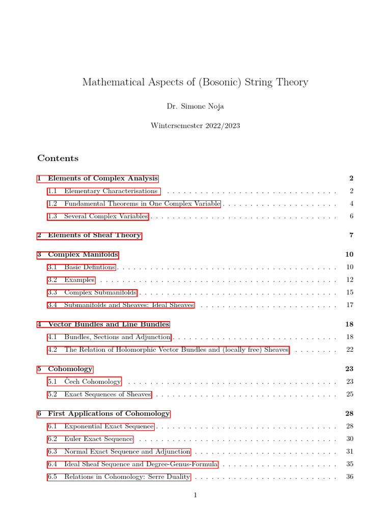 Mathematical Aspects Of String Theory 600e3e2717 Pdf Holomorphic Function Geometry
