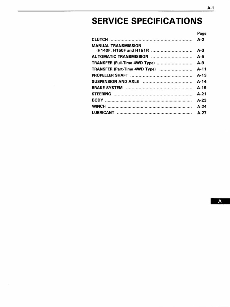 Pages From FJ - HDJ - hzj-80 - Series - Chassis-Service Specs | PDF