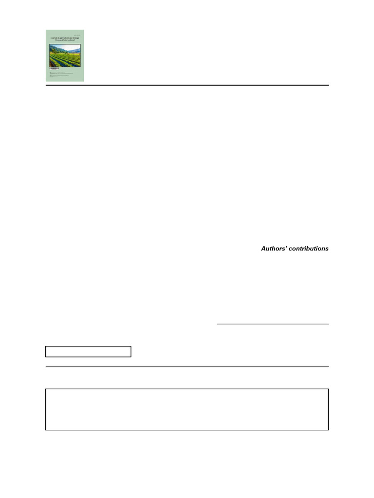 Boukar 2512023 JAERI111340 | PDF | Root | Plants