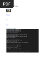 Make Room - lyrics | PDF