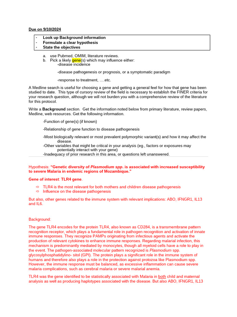 mol-epi_1(1) | PDF | Malaria | Immune System