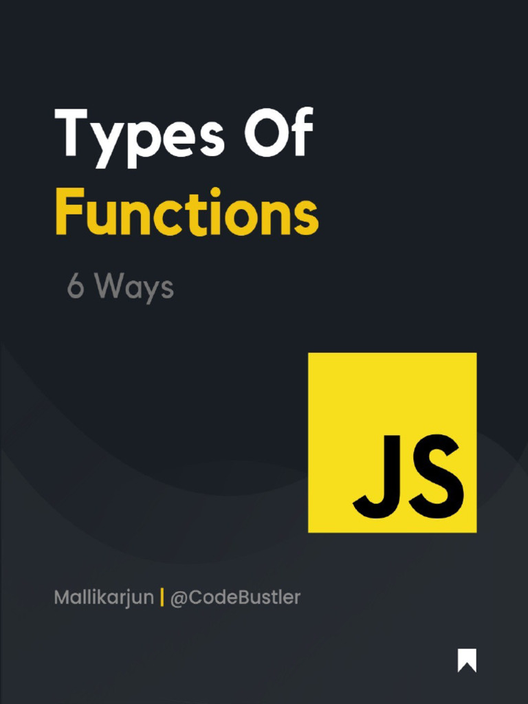 Type of Function in Js | PDF
