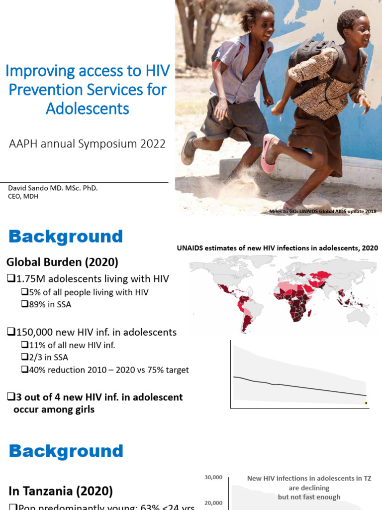 Dr. David Sando - Improving Access To HIV Prevention Services For ...