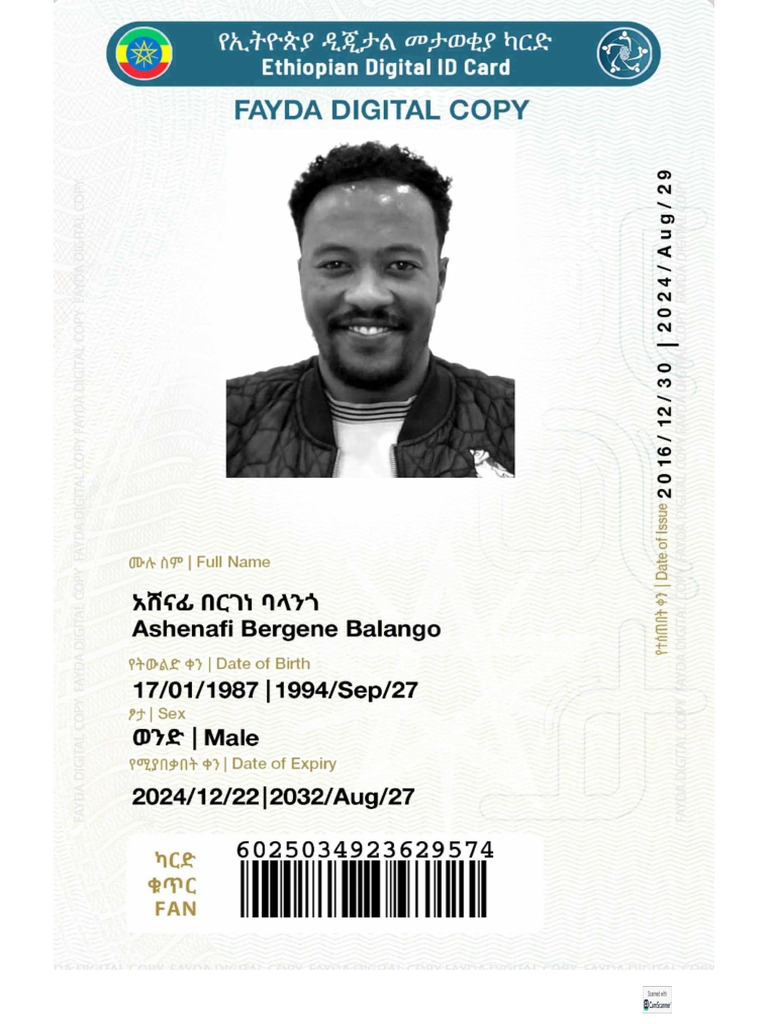 National ID Fayda | PDF