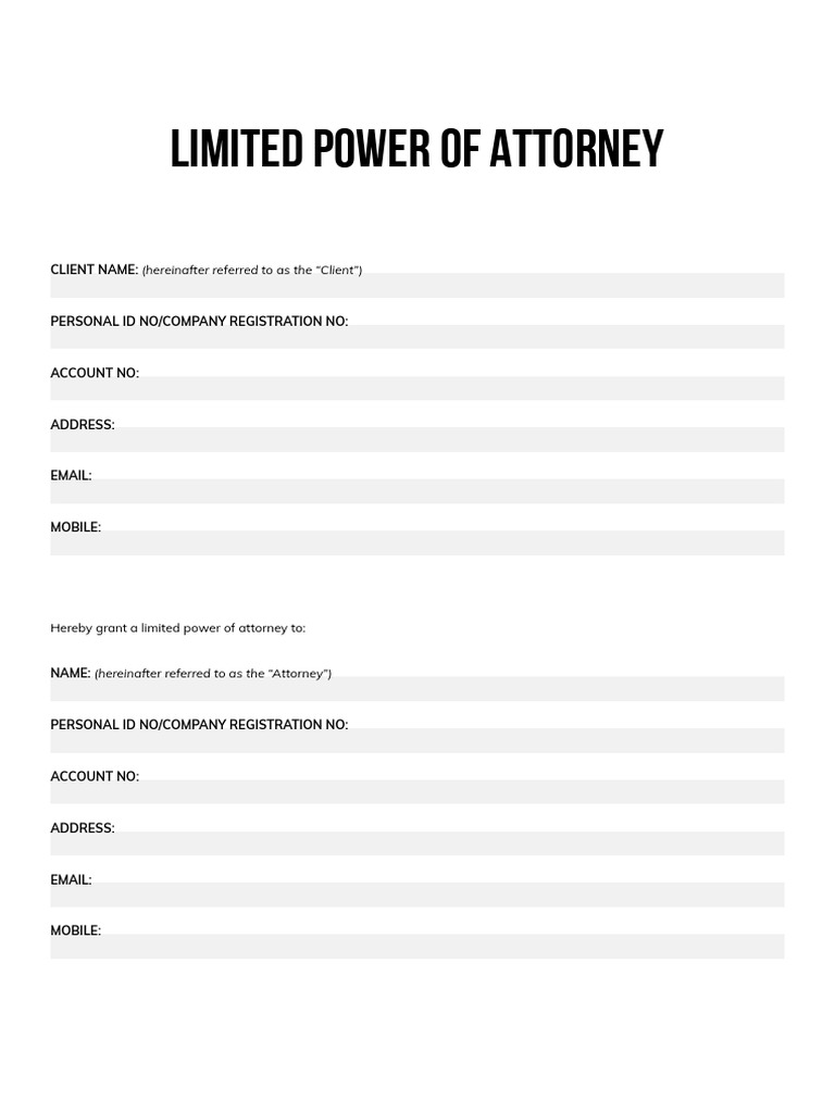 LPOA - ATP - EN - SVG Royal - Bein Markets | PDF | Indemnity | Private Law