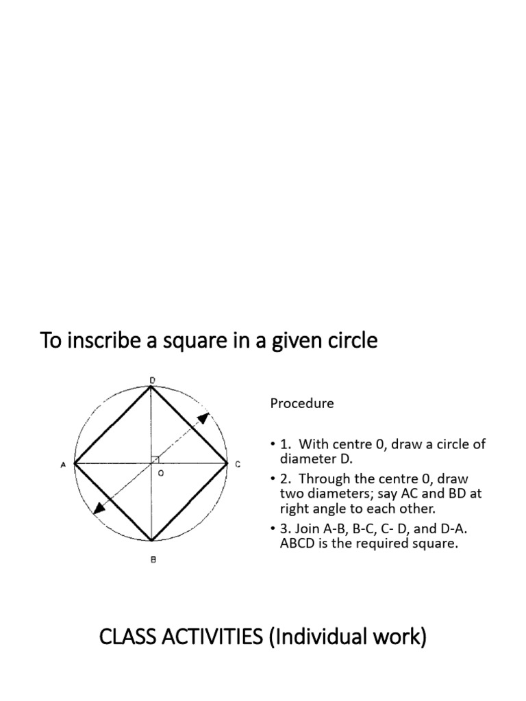 Class Activities | PDF | Circle | Classical Geometry