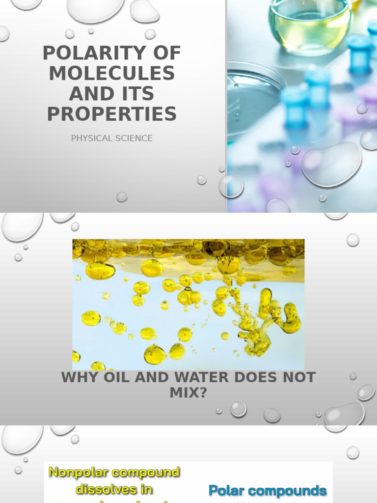 Understanding Molecular Polarity | PDF | Science & Mathematics