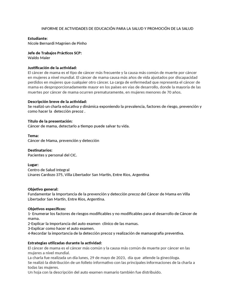 Documento Mama | PDF | Cáncer de mama | Cáncer