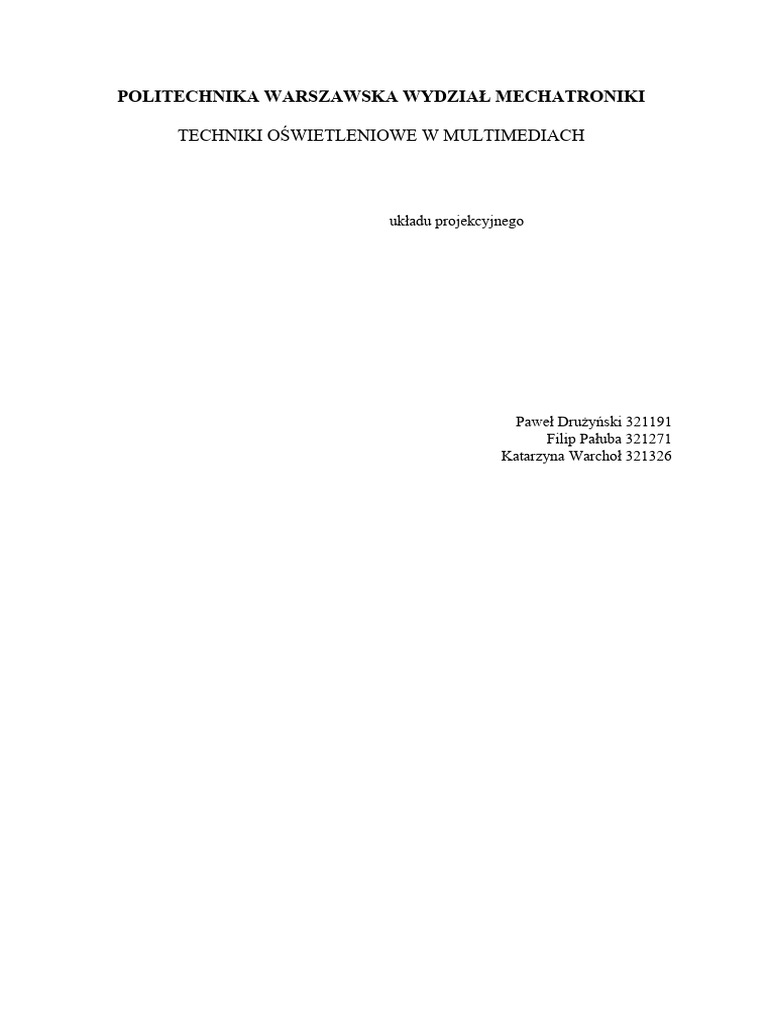 Sprawozdanie TOM 3 | PDF