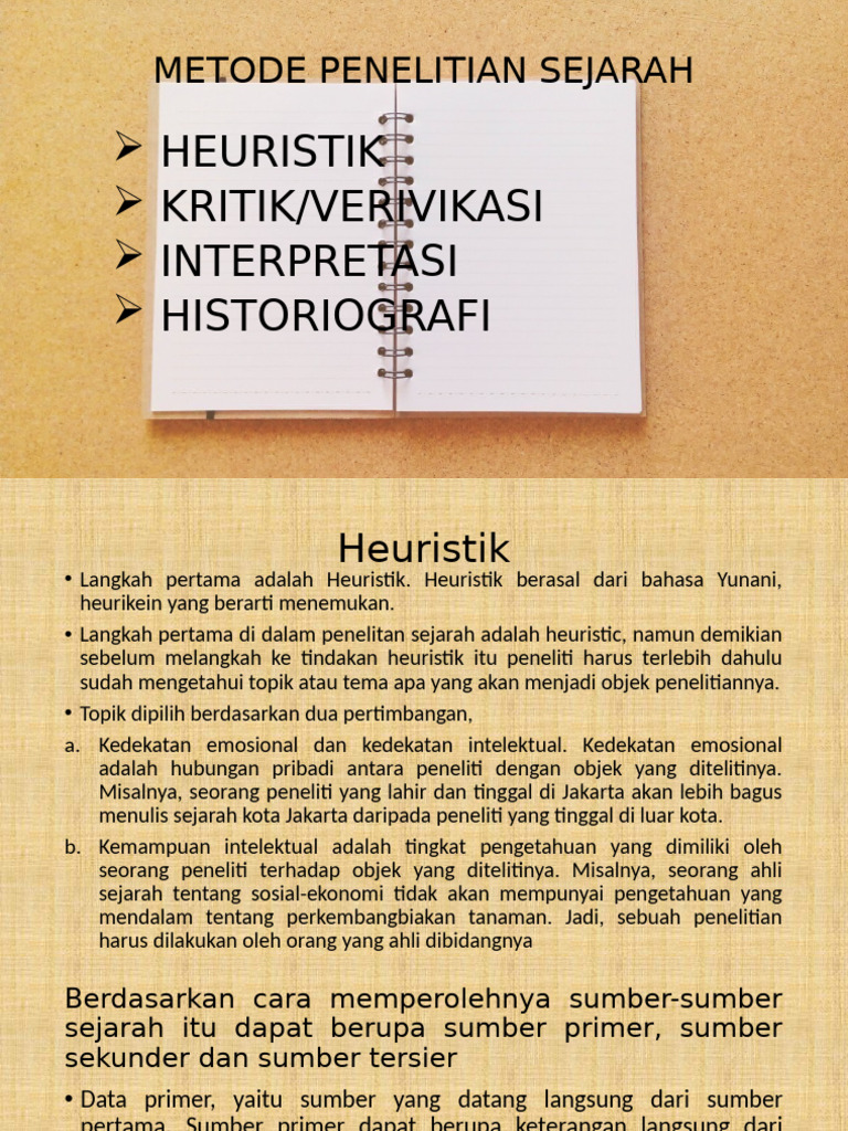 Metode Penelitian Sejarah | PDF
