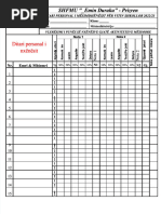 Ditari Model-2023 | PDF