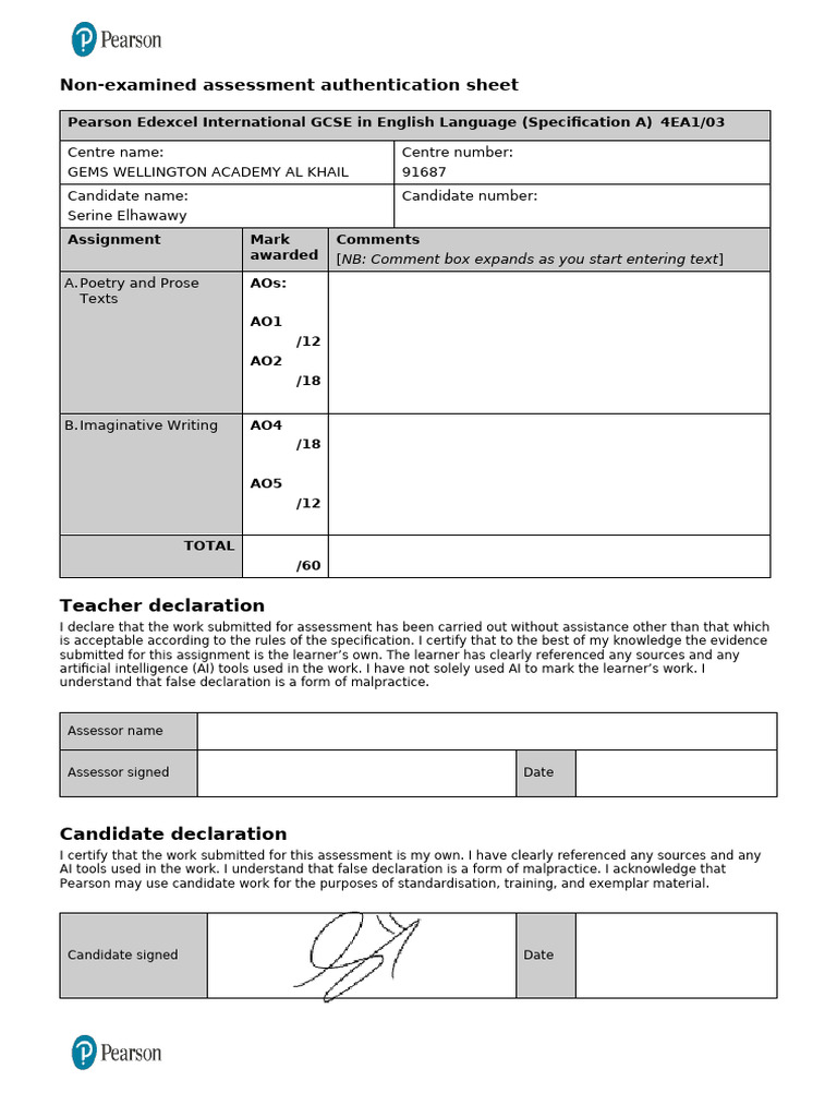 Coursework-Authentication-Sheets From 2024 | PDF