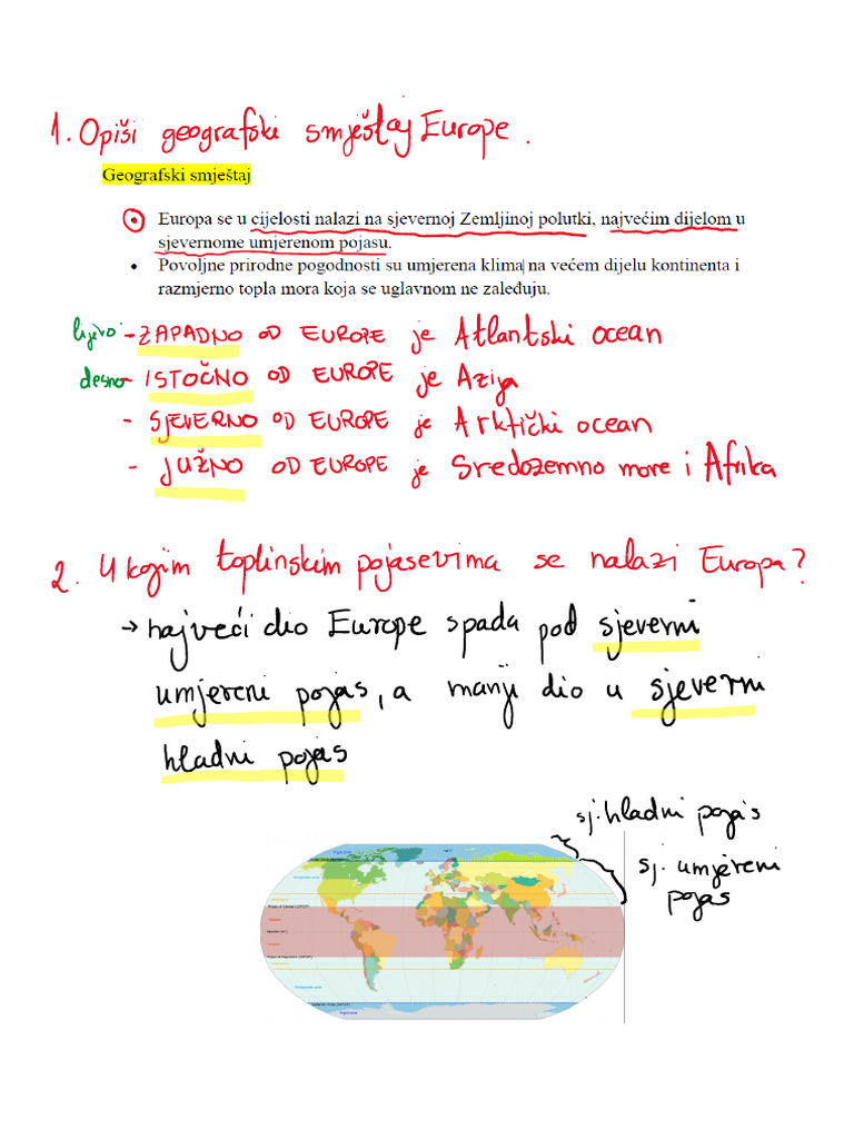 Geo Pitanja Odgovori | PDF
