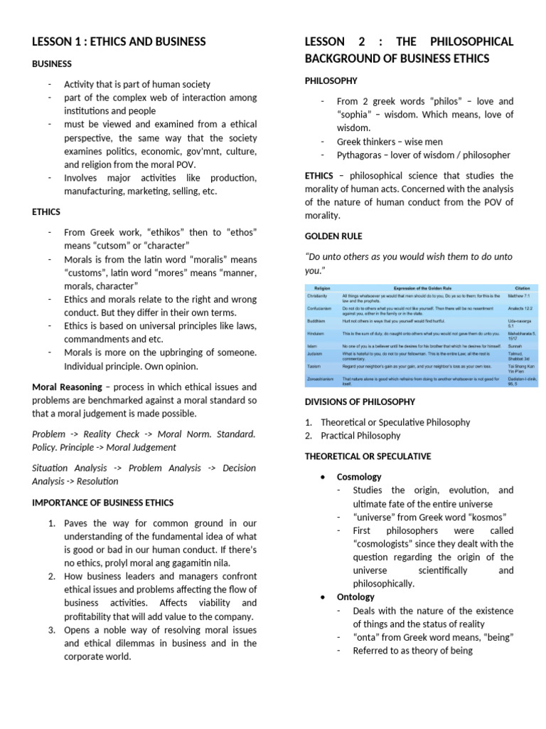 Accounting Ethics Lesson 1-3 | PDF | Id | Morality