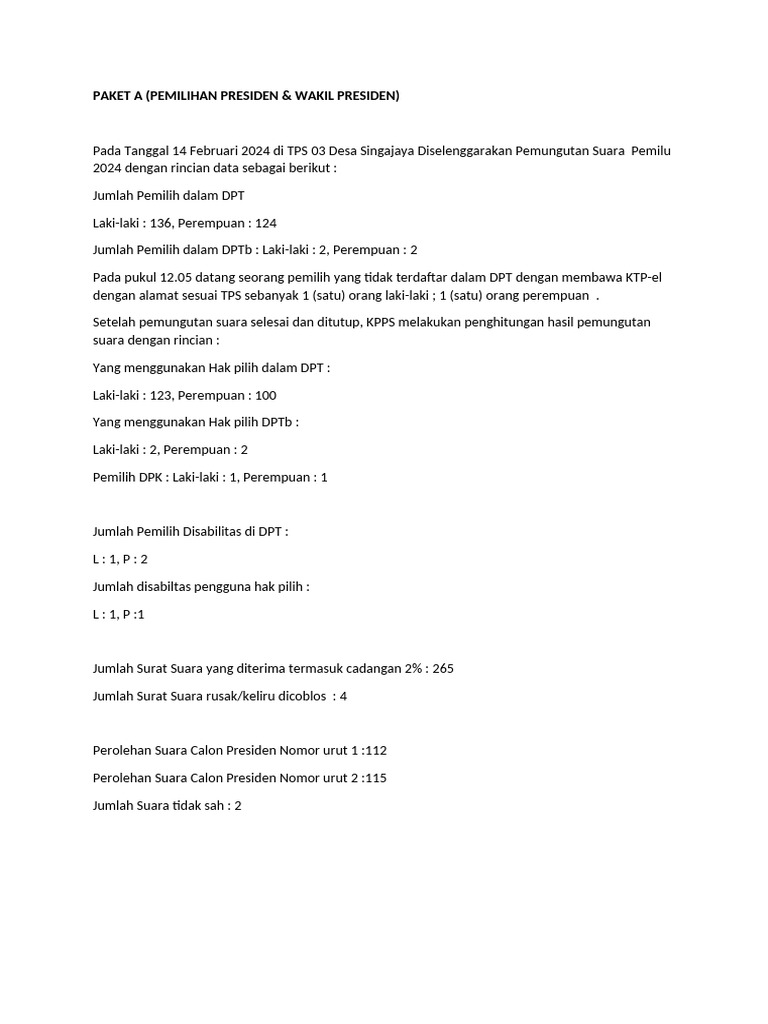 Simulasi Soal & Pengisian C1 Plano - RIANASARI | PDF