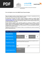 UNICEF Concept Note Template Guide | PDF | Performance Indicator | Risk
