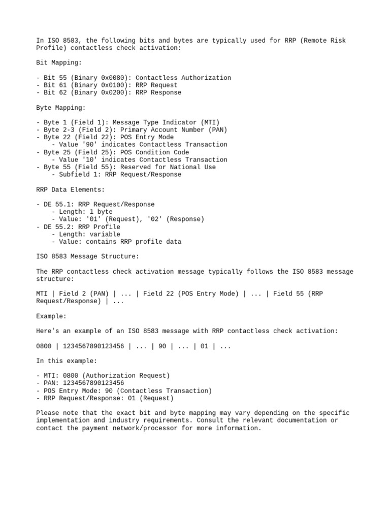 ISO 8583 POS Entry Modes Explained | PDF