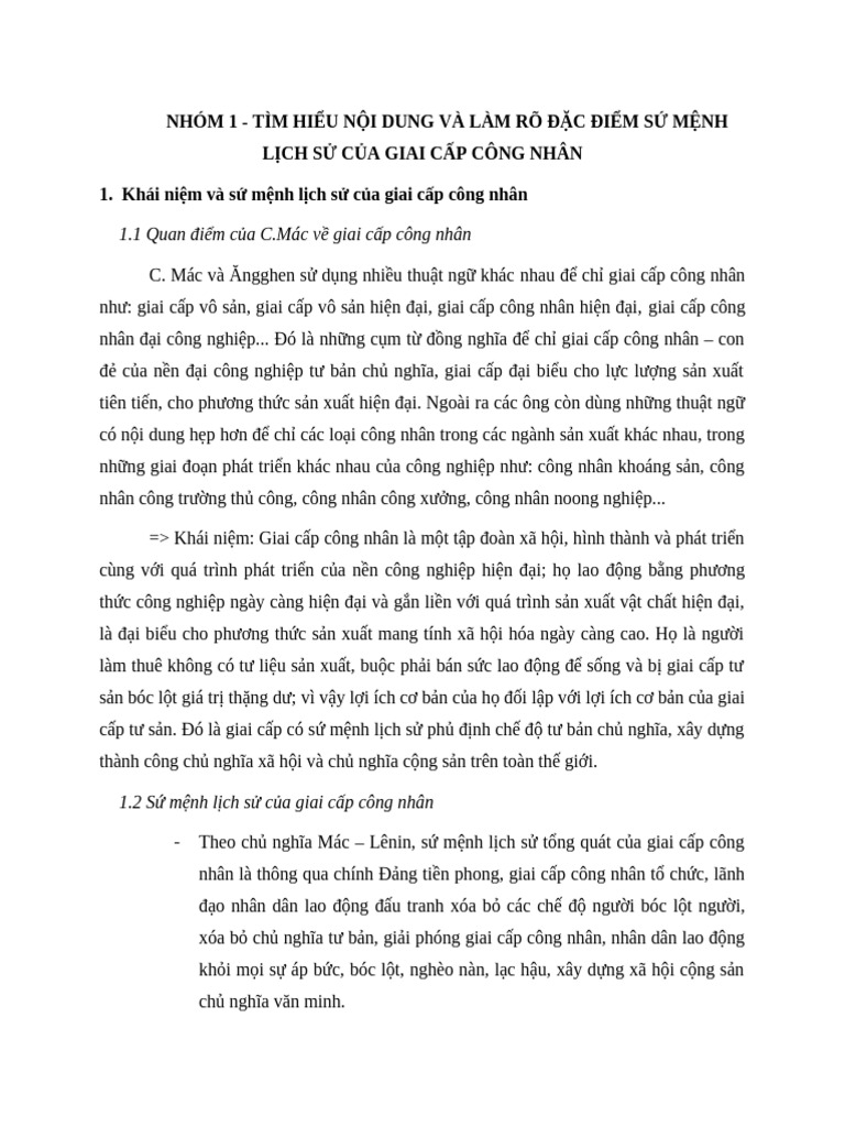 Nhom1 DeCuong CNXHKH | PDF