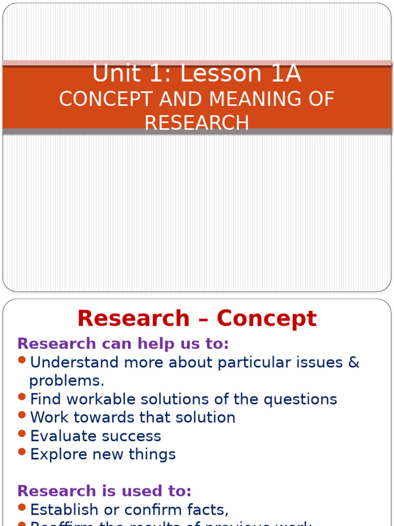 Research Basics for Beginners | PDF | Hypothesis | Cognition