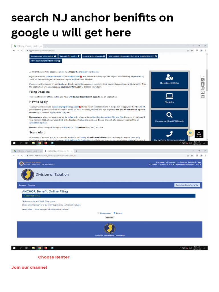 NJ Anchor Benifits Update | PDF