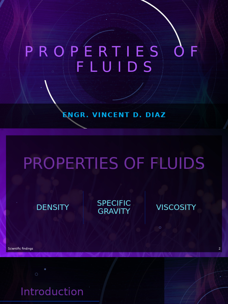 Properties of Fluids Lesson 2 Part 1 | PDF | Density | Viscosity