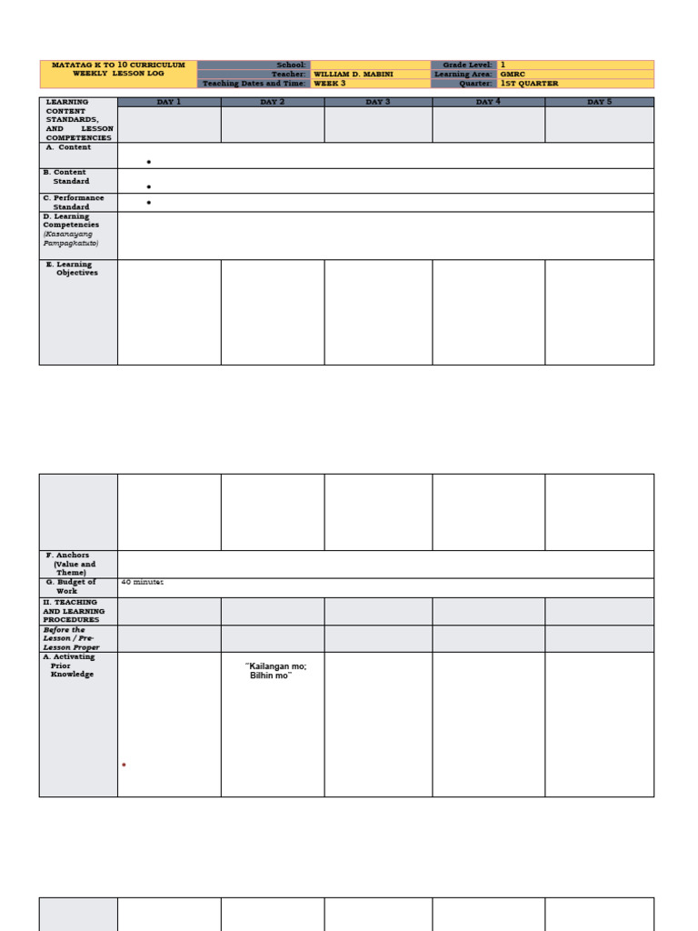 LE - GMRC 1 - Q1 - Week7 - v.2 | PDF