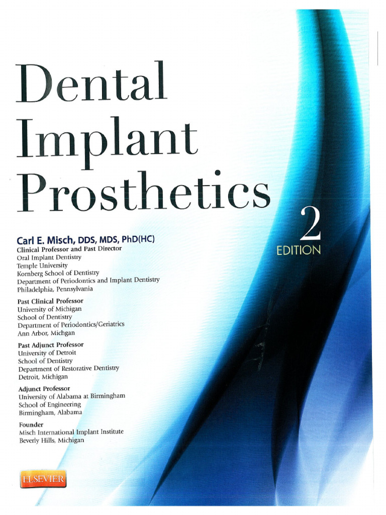 Dental Implant Prosthetics 1 | PDF