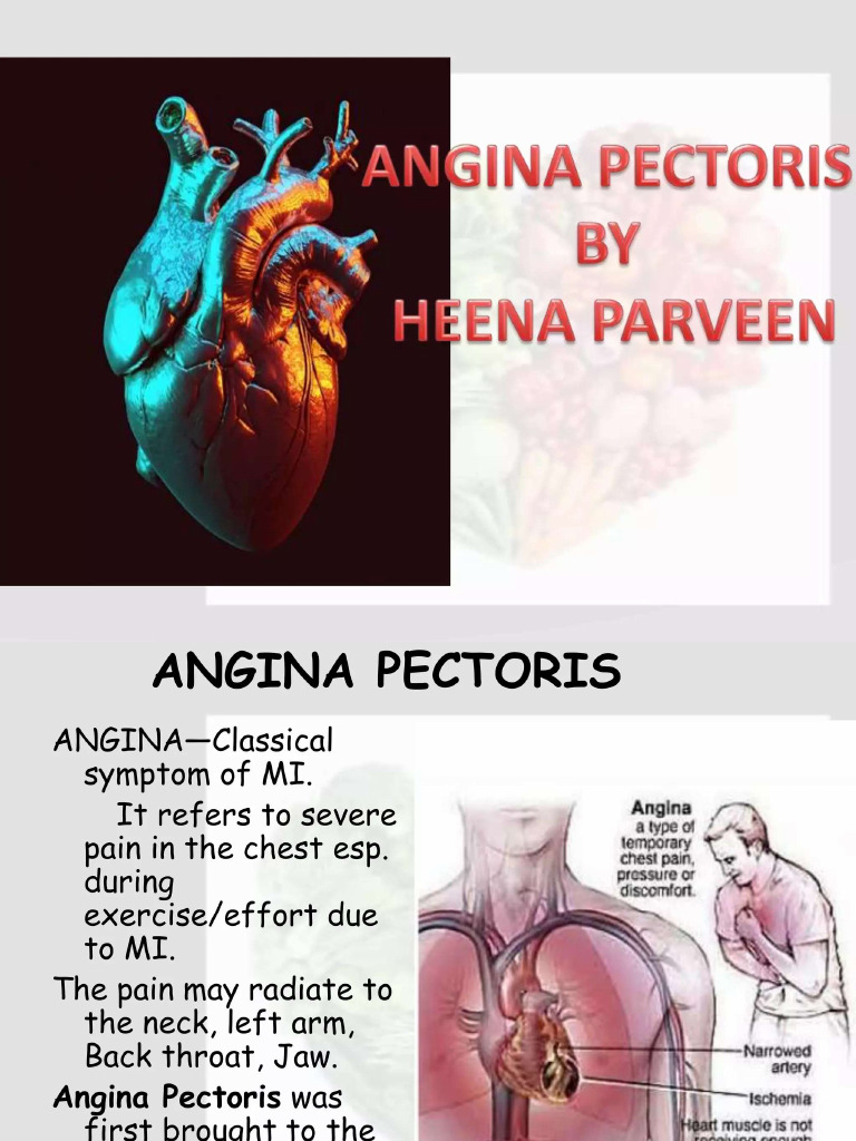 Angina Pectoris | PDF